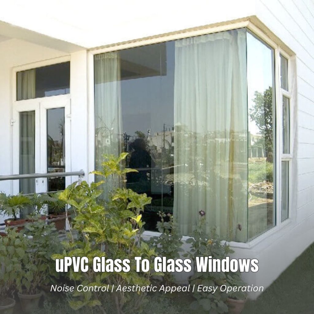 uPVC Glass To Glass Windows – Windoowworld
